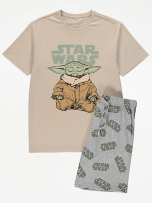 Disney Star Wars The Mandalorian Grogu Short Pyjamas | Men | George at ASDA