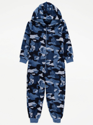 Children In Need Camouflage Matching Kids Fleece Onesie | Kids | George ...