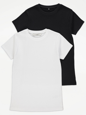 Ribbed T-Shirts 2 Pack | Kids | George at ASDA