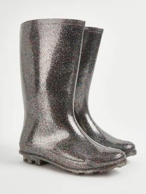 Pink Glitter Wellington Boots | Kids | George at ASDA