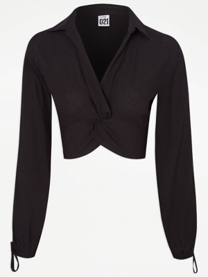 Knot Front Workout Top - WORKOUT CARDIO ROUTINE