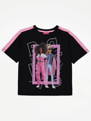 Barbie Black Sequin Graphic T-Shirt | Kids | George at ASDA