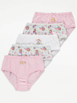 PAW Patrol Rainbow Character Print Briefs 5 Pack | Kids | George at ASDA