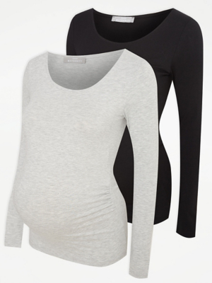 Maternity Long Sleeve Tops 2 Pack | Women | George at ASDA