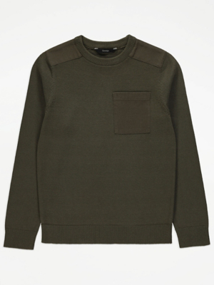 Khaki Utility Pocket Jumper | Kids | George at ASDA