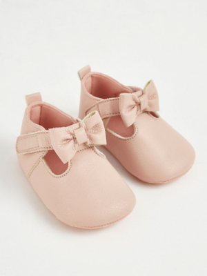 Pink Bow Mary Jane Shoes | Baby | George at ASDA