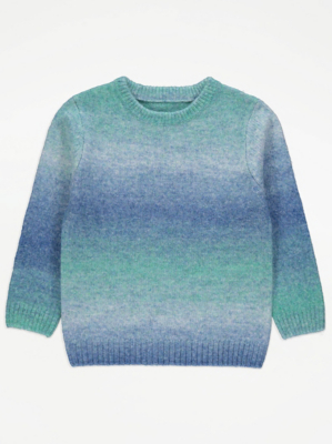 Unisex Blue Lightweight Knitted Jumper | Collections | George at ASDA