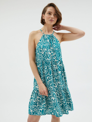 Green Swirl Mini Tiered Sundress | Women | George at ASDA
