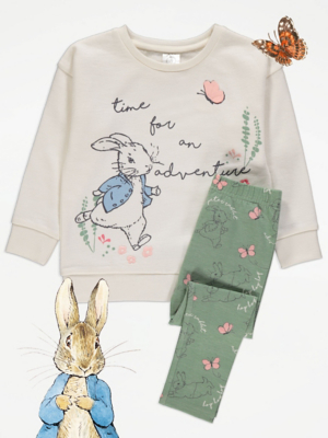 Peter Rabbit Butterfly Sweatshirt and Leggings Outfit | Kids | George ...