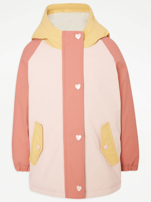 Pink Colour Block Fisherman Jacket | Kids | George at ASDA