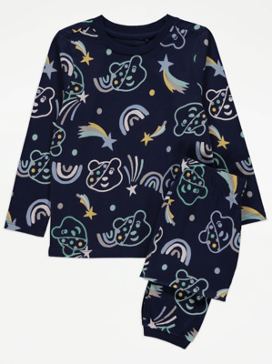 Children In Need Pudsey Shooting Star Navy Pyjamas | Kids | George at ASDA