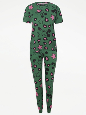 Disney Mickey Mouse Green Star Pyjamas | Lingerie | George at ASDA