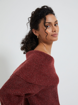 Red Bardot Knitted Jumper | Women | George at ASDA