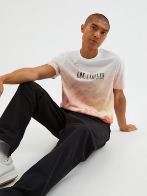 Sunset Los Angeles Slogan Graphic T-Shirt | Men | George at ASDA