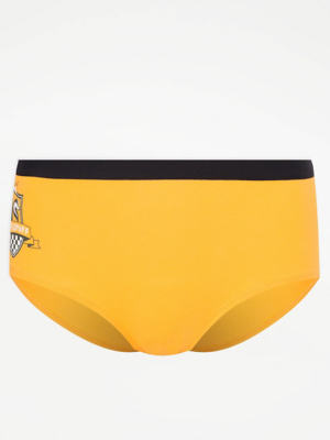 Harry Potter Yellow Hufflepuff Short Knickers | Lingerie | George at ASDA