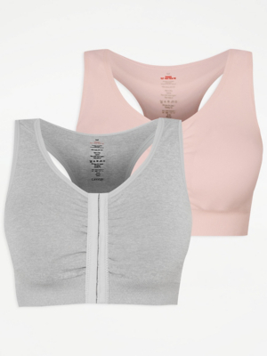 Post Surgery Comfort Bras 2 Pack | Lingerie | George at ASDA