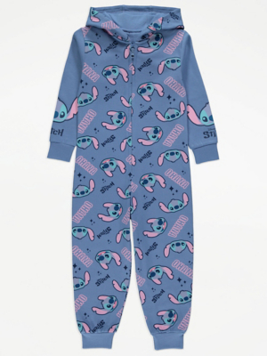 Disney Stitch Character Blue Sweat Onesie | Kids | George at ASDA