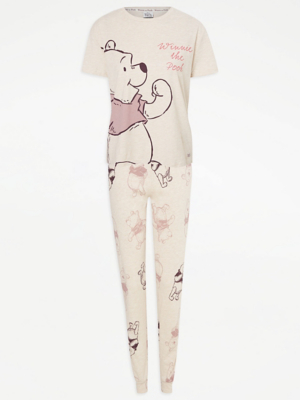Disney Winnie The Pooh White Borg Pyjamas | Women | George at ASDA