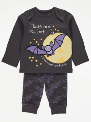 That’s Not My Bat Grey Halloween Pyjamas | Baby | George at ASDA