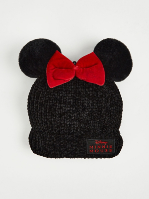 Disney Minnie Mouse Chenille Pom Pom Hat | Baby | George at ASDA