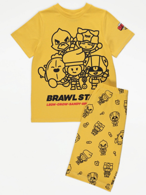 Brawl Stars Yellow Character Print Short Pyjamas | Kids | George at ASDA