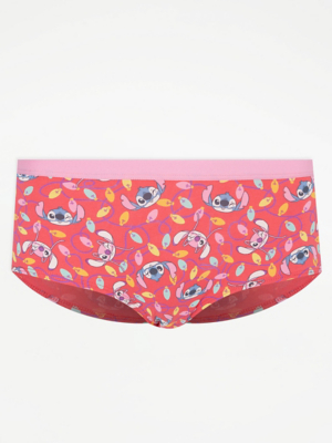 Disney Lilo & Stitch Christmas Short Knickers | Lingerie | George at ASDA