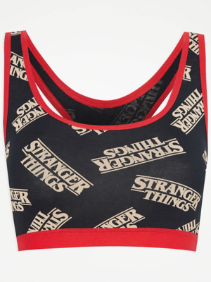Stranger Things Slogan Crop Top | Lingerie | George at ASDA
