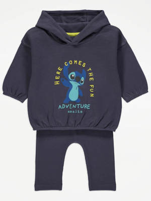 Disney Lilo and Stitch Ribbed Top and Leggings Outfit | Baby | George ...