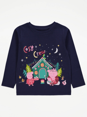 Peppa Pig Cosy Crew Long Sleeve Top | Kids | George at ASDA