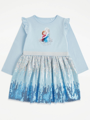 Disney Frozen Sisters Forever Lilac Ombre Dress | Kids | George at ASDA