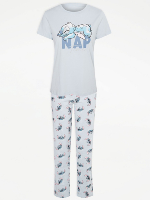 Disney Lilo & Stitch Blue Pyjama Gift Set | Lingerie | George at ASDA