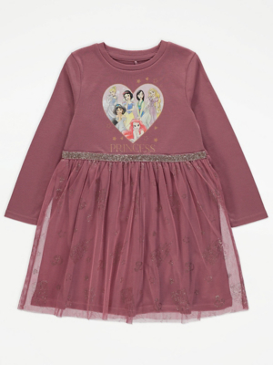 Disney Princess Dusky Pink Sparkle Tutu Nightdress | Kids | George at ASDA