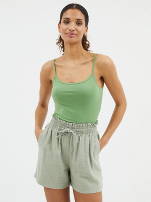 Green Fitted Cami Top | Women | George at ASDA
