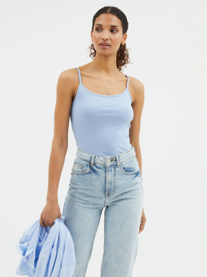 Light Blue Fitted Cami Top | Women | George at ASDA