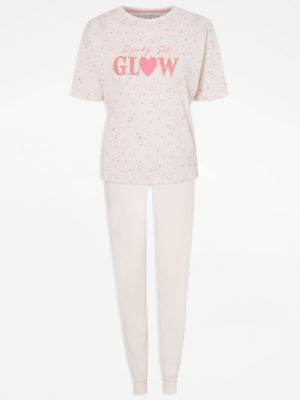 Tickled Pink Ready Set Glow Short Sleeve Pyjamas | Lingerie | George at ...