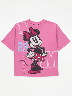 Disney Minnie Mouse Pink Graphic T-Shirt | Kids | George at ASDA
