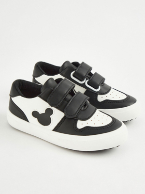 Disney 100 Mickey Mouse Double Strap Trainers | Kids | George at ASDA