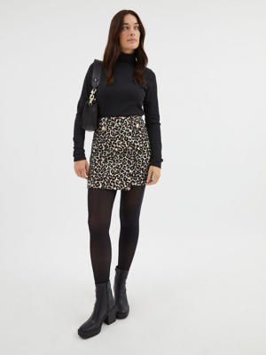 Silver Metallic Jacquard Mini Skirt | Women | George at ASDA