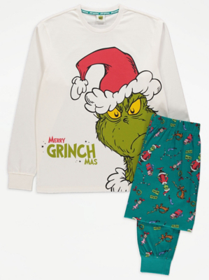 The Grinch Merry Grinchmas Matching Adults Christmas Pyjamas | Men ...