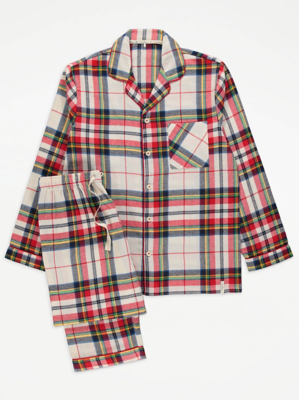 Checked Shirt Matching Adults Christmas Pyjamas | Men | George at ASDA