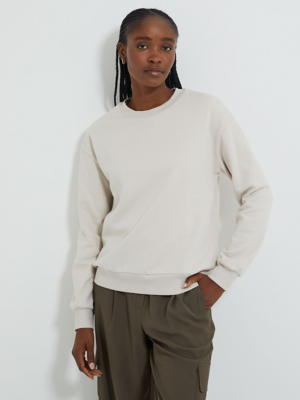 Neutral Crew Neck Sweatshirt | Women | George at ASDA