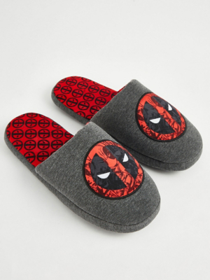 Marvel Deadpool Mule Slippers | Sale & Offers | George at ASDA