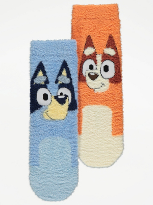 Bluey Character Cosy Socks 2 Pack | Kids | George at ASDA