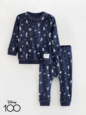 Disney 100 Fleece Matching Baby Family Christmas Pyjamas | Baby ...