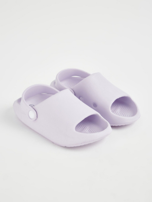 Lilac Chunky Sliders | Sale & Offers | George at ASDA