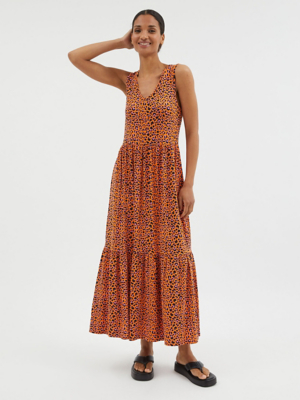 Brown Leopard Print Sleeveless Maxi Dress | Women | George at ASDA