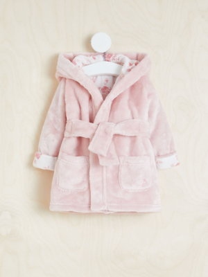 Billie Faiers Pink Bunny Fleece Dressing Gown | Kids | George at ASDA