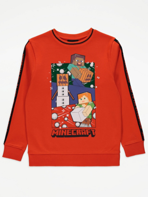 Minecraft Snowball Christmas Sweatshirt | Kids | George at ASDA