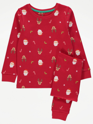 Red Christmas Pyjamas | Kids | George at ASDA