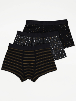 Disney Nightmare Before Christmas Black Trunks | Men | George at ASDA